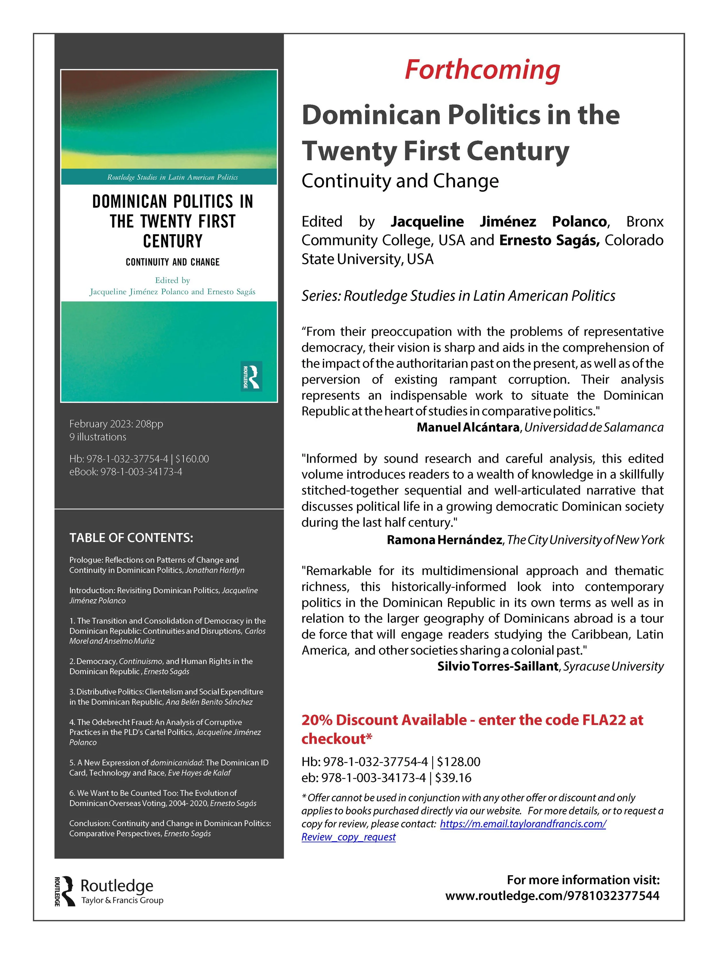 Dr. Jacqueline Jiménez Polanco Shares Flyer of New Book — Dominican ...
