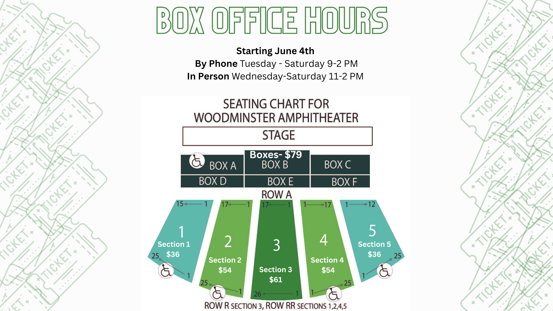 Tickets — Woodminster Summer Musicals