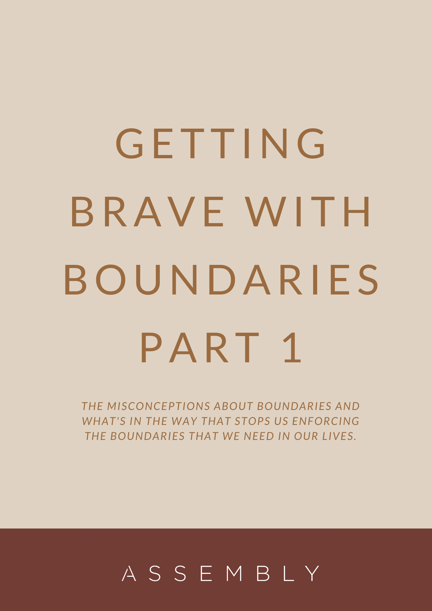3 SIGNS YOU MIGHT NEED TO SET SOME BOUNDARIES — MEL WIGGINS
