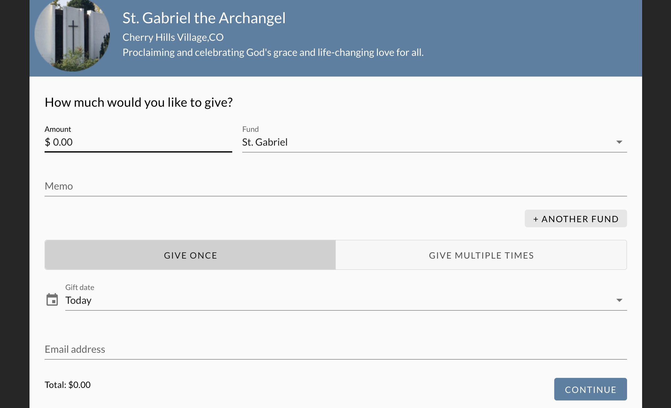 Online Giving 101 — St. Gabriel Episcopal Church