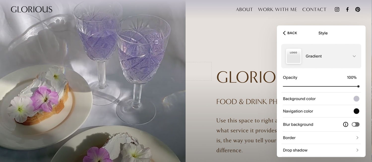 How to customise your site header on Squarespace — Ruth Gaunt ...