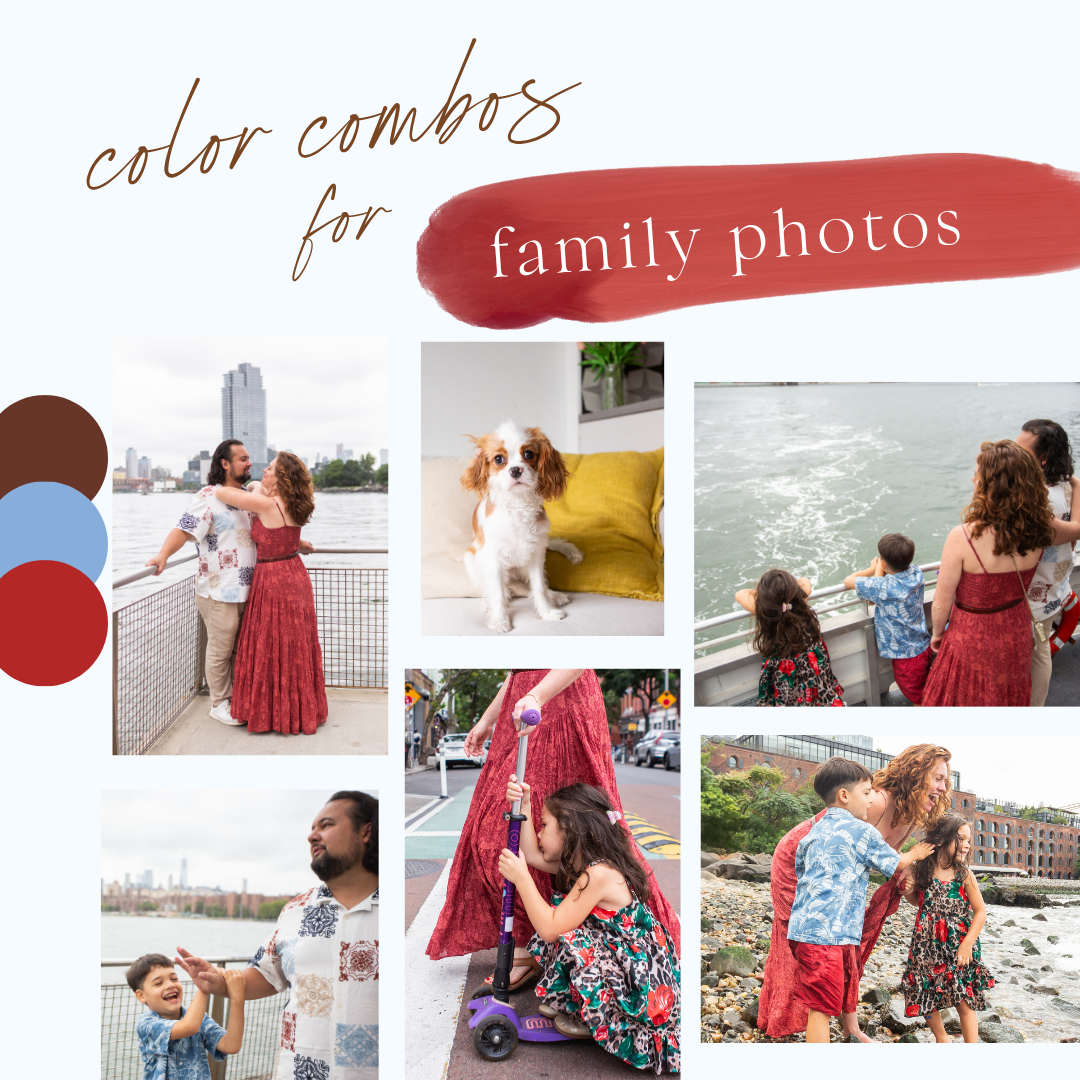 Color Combo Ideas For Family Photos — Created Colorful