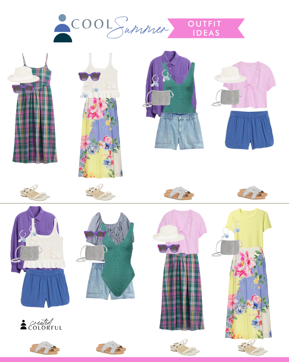 Shop by Season: Outfits, Clothes, Makeup for Summer Palettes — Created ...