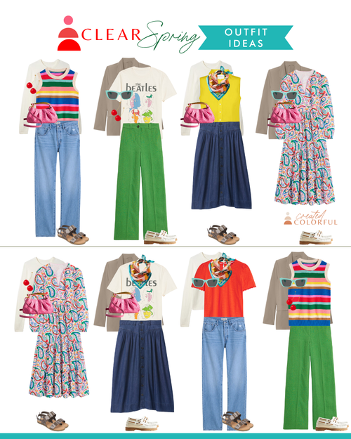 Shop by Season: Outfits, Clothes, Makeup for Spring Palettes — Created ...