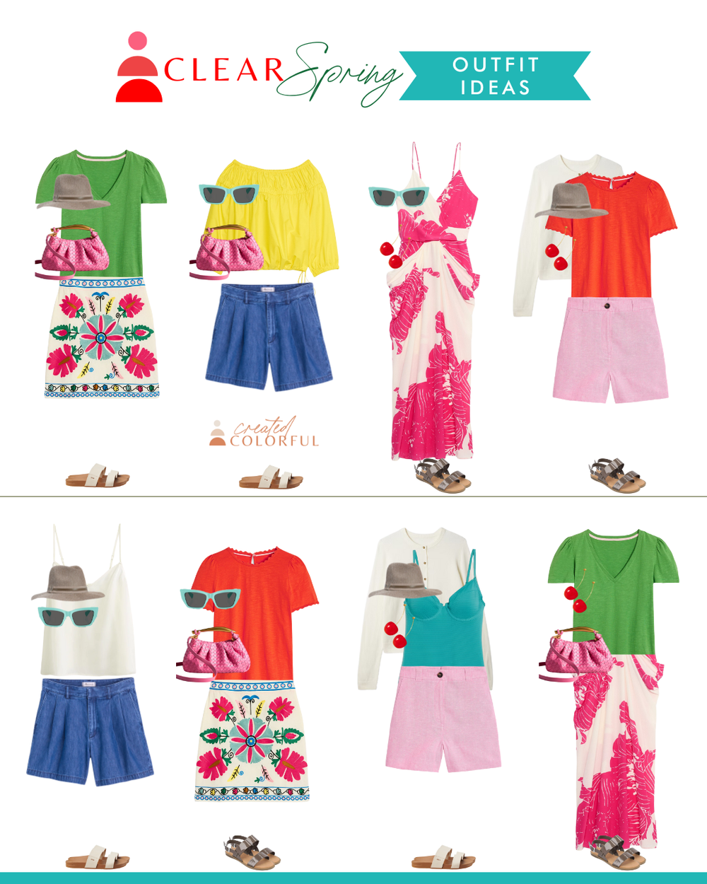 Shop by Season: Outfits, Clothes, Makeup for Spring Palettes — Created ...