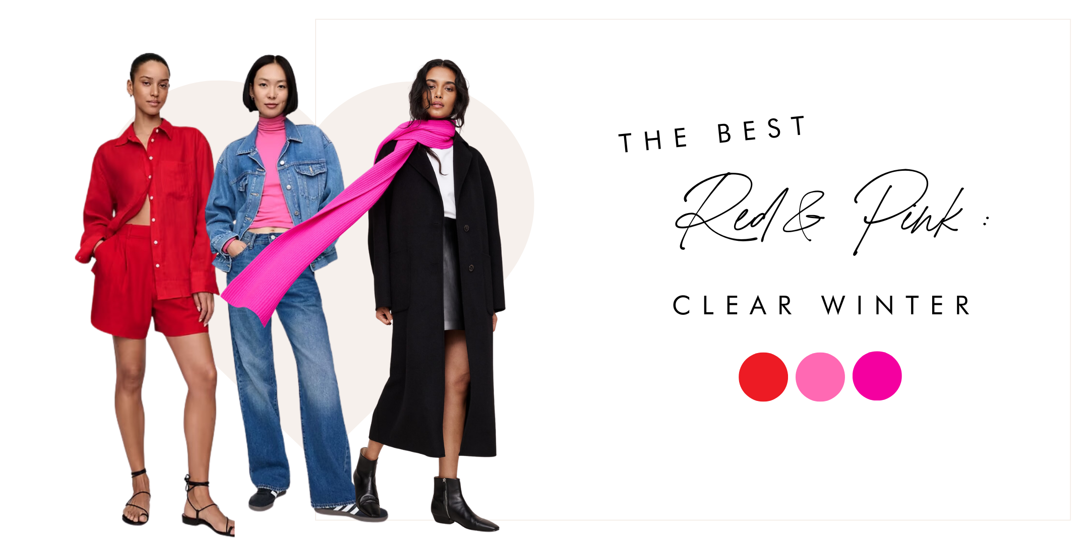 Which shades of red and pink are best on my skin tone? — Created Colorful