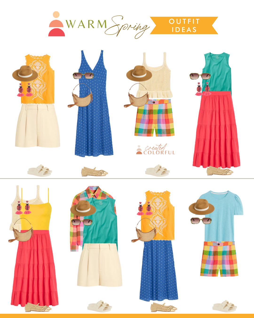 Shop by Season: Outfits, Clothes, Makeup for Spring Palettes — Created ...