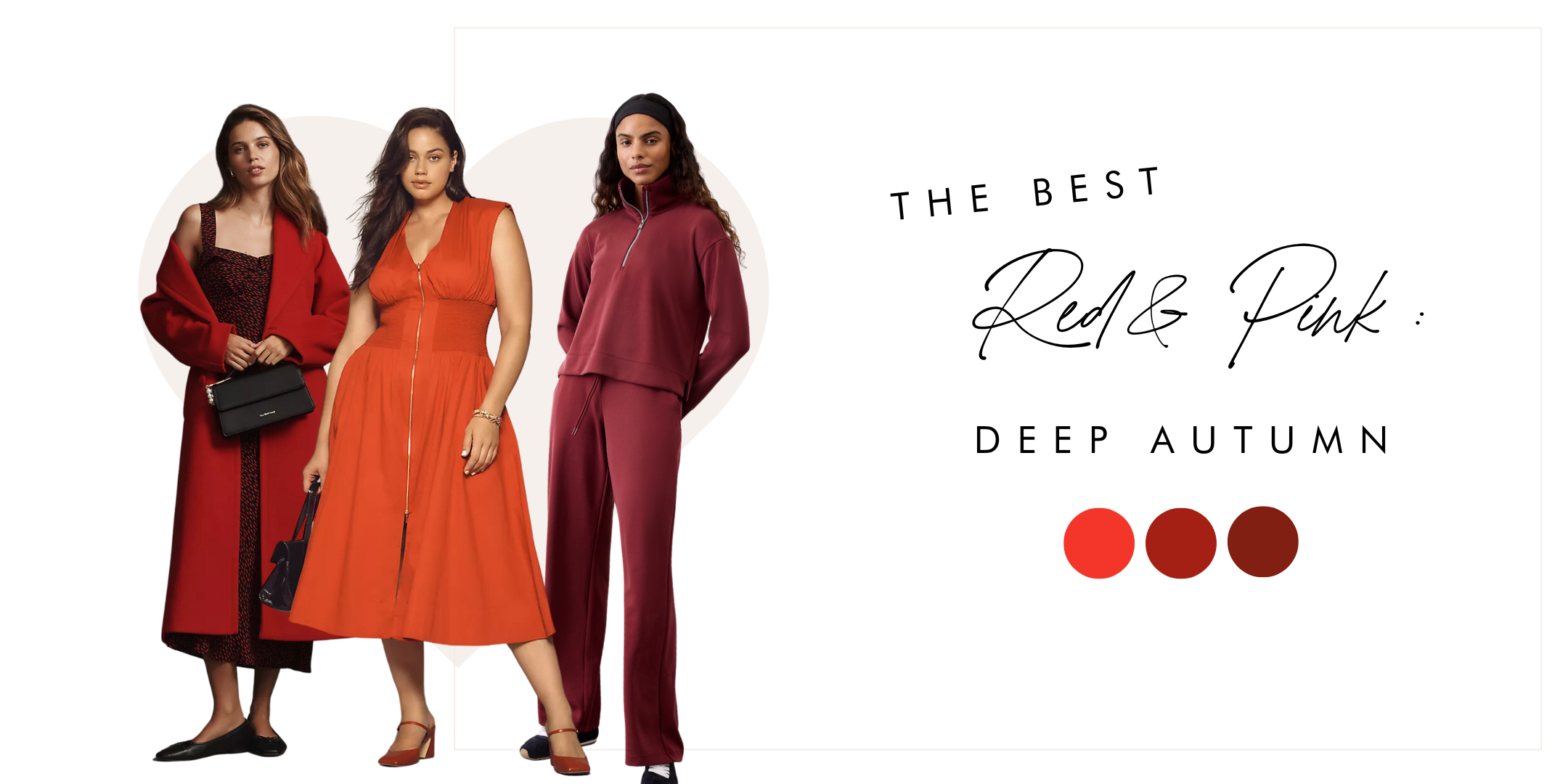 Which shades of red and pink are best on my skin tone? — Created Colorful