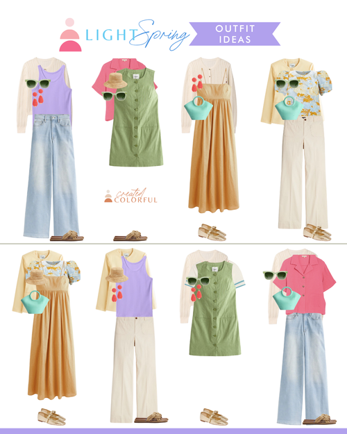 Shop by Season: Outfits, Clothes, Makeup for Spring Palettes — Created ...