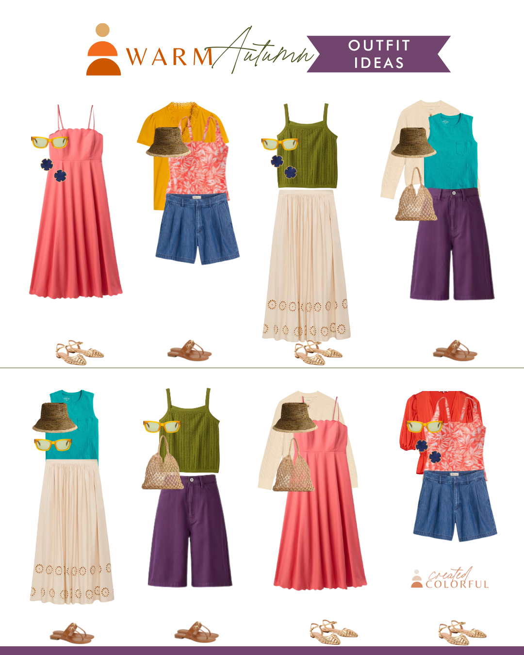 Shop by Season: Outfits, Clothes, Makeup for Autumn Palettes — Created ...