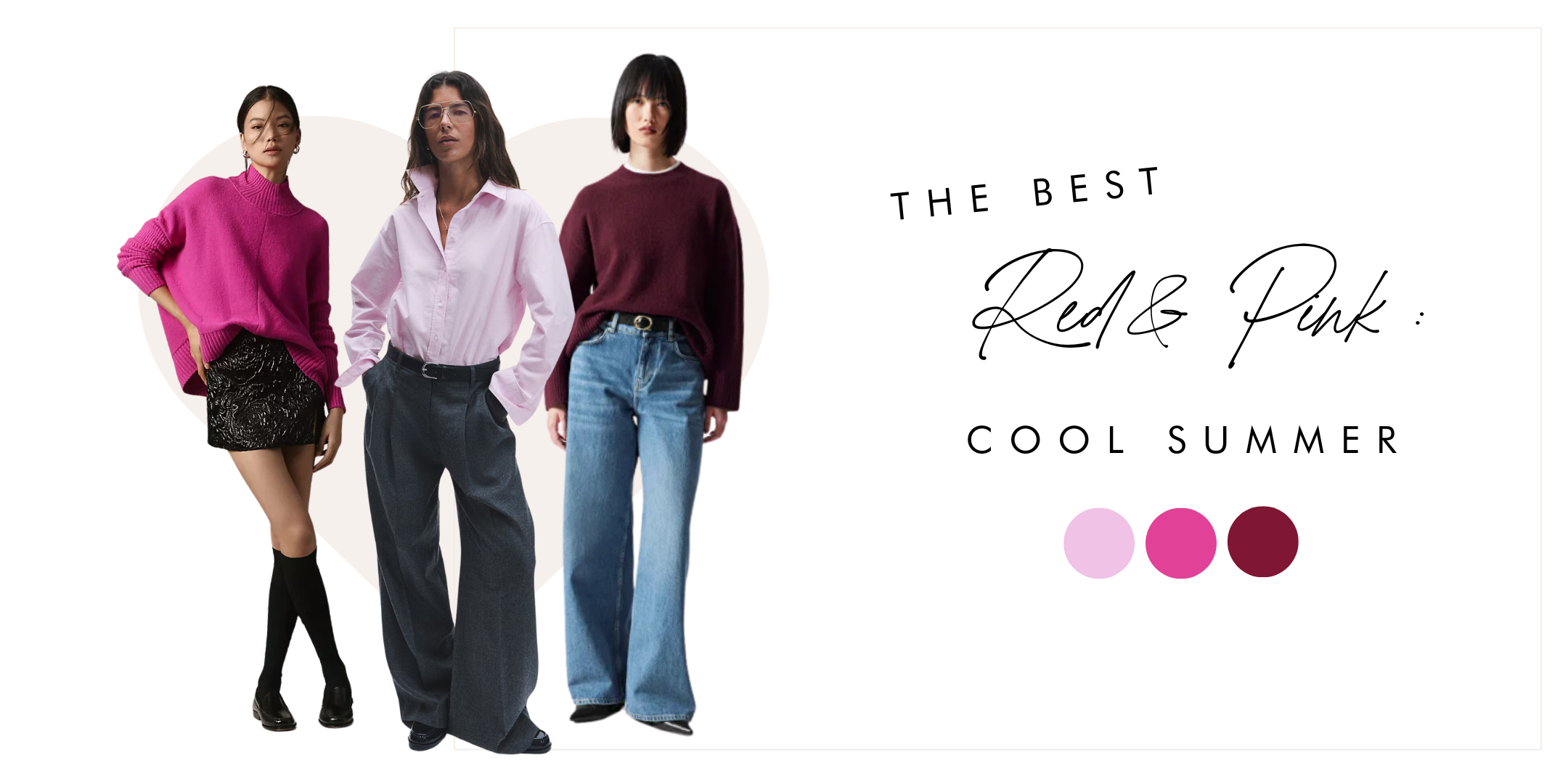 Which shades of red and pink are best on my skin tone? — Created Colorful