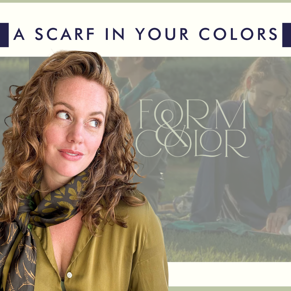 Form & Color: Luxury Scarves for your palette — Created Colorful
