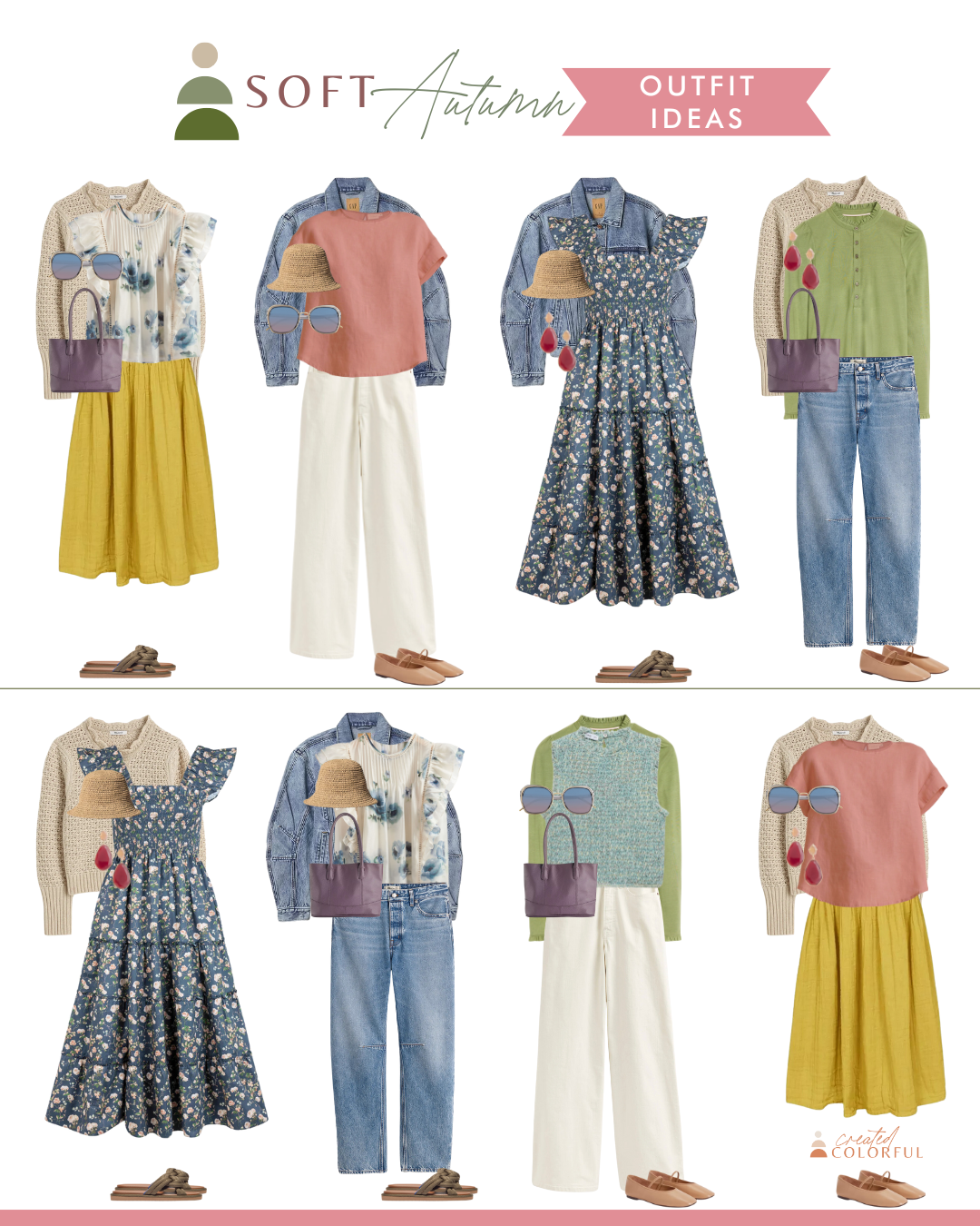 Shop by Season: Outfits, Clothes, Makeup for Autumn Palettes — Created ...