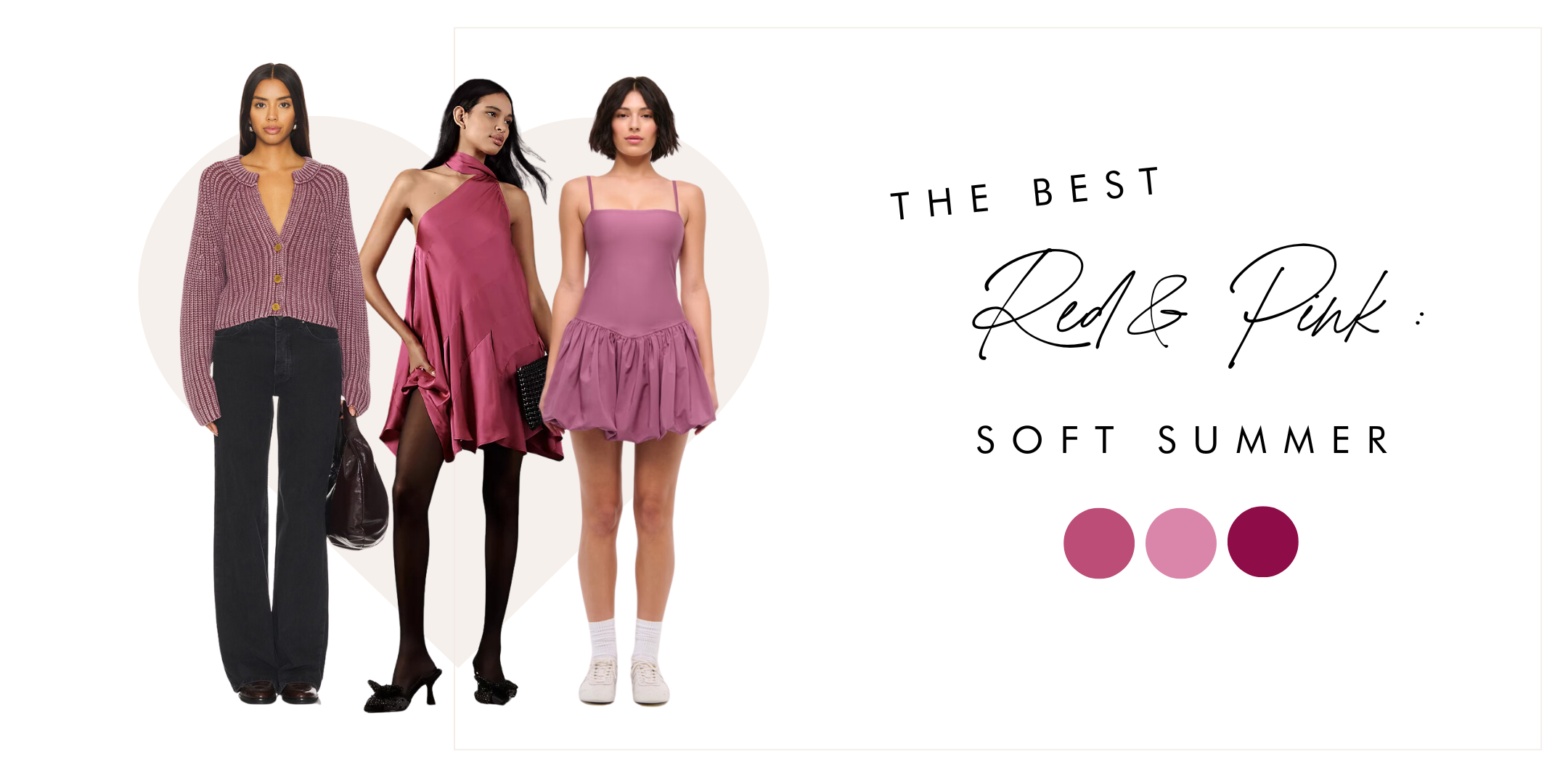 Which shades of red and pink are best on my skin tone? — Created Colorful