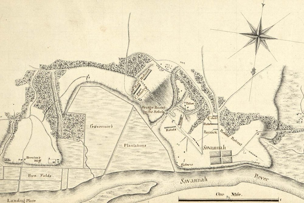 British Capture Savannah — Americana Corner