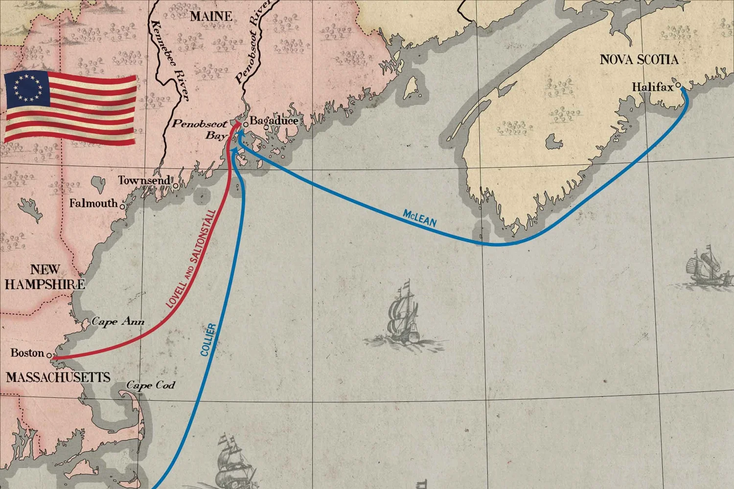 British Forces Establish Foothold in Penobscot Bay — Americana Corner
