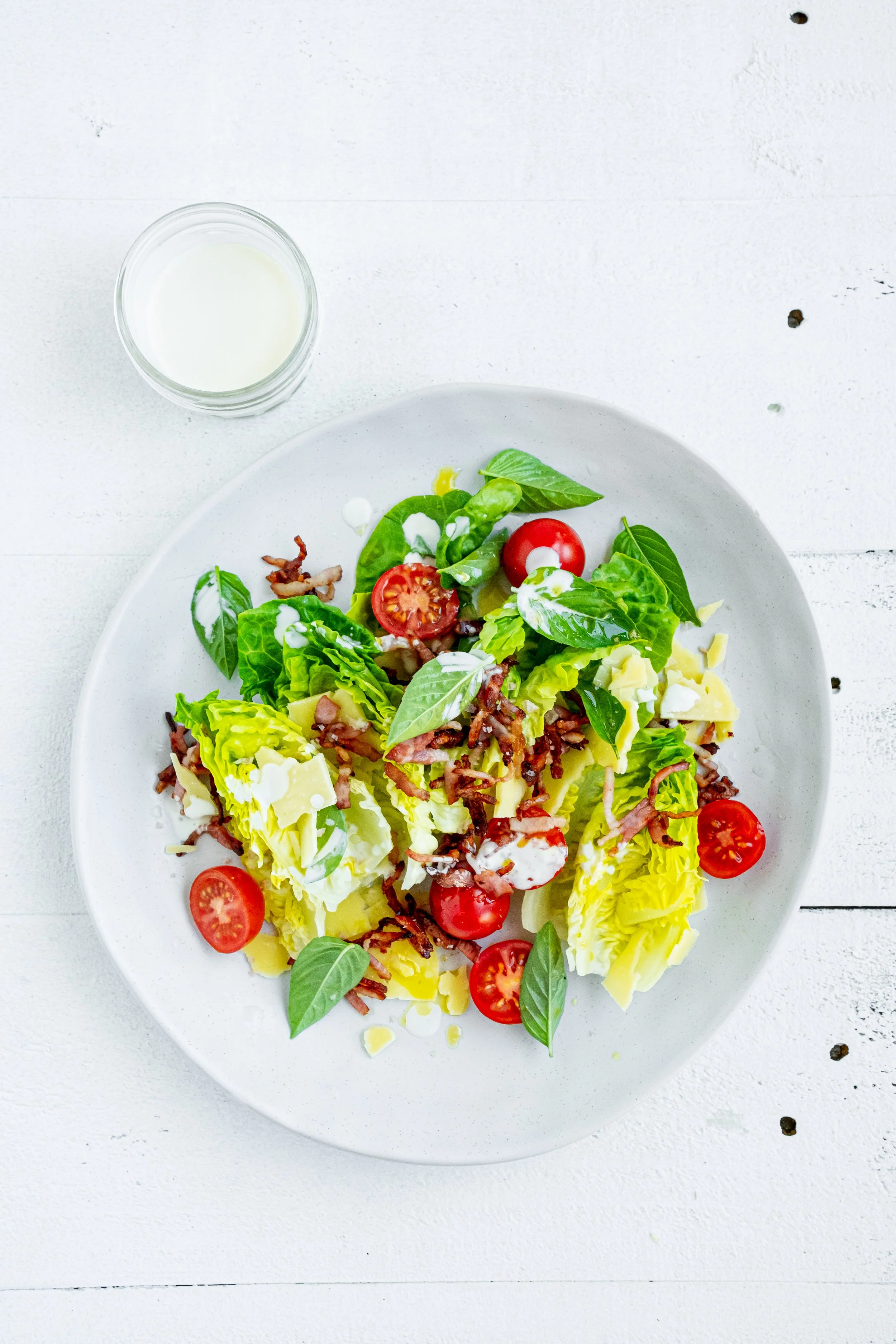 BLT Salad with Greek Yoghurt Dressing — KASIA