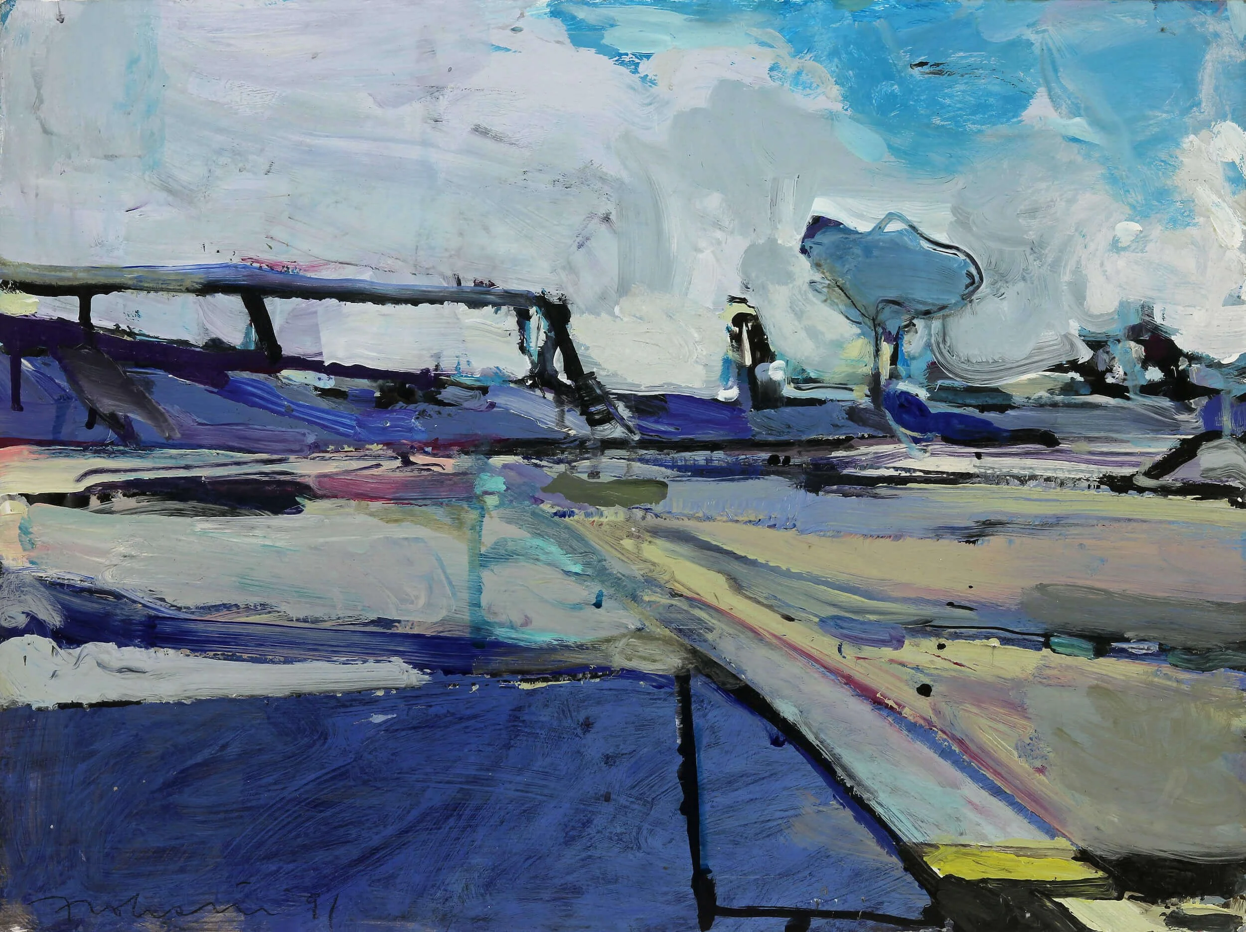 Single Blue Tree — FROHSIN