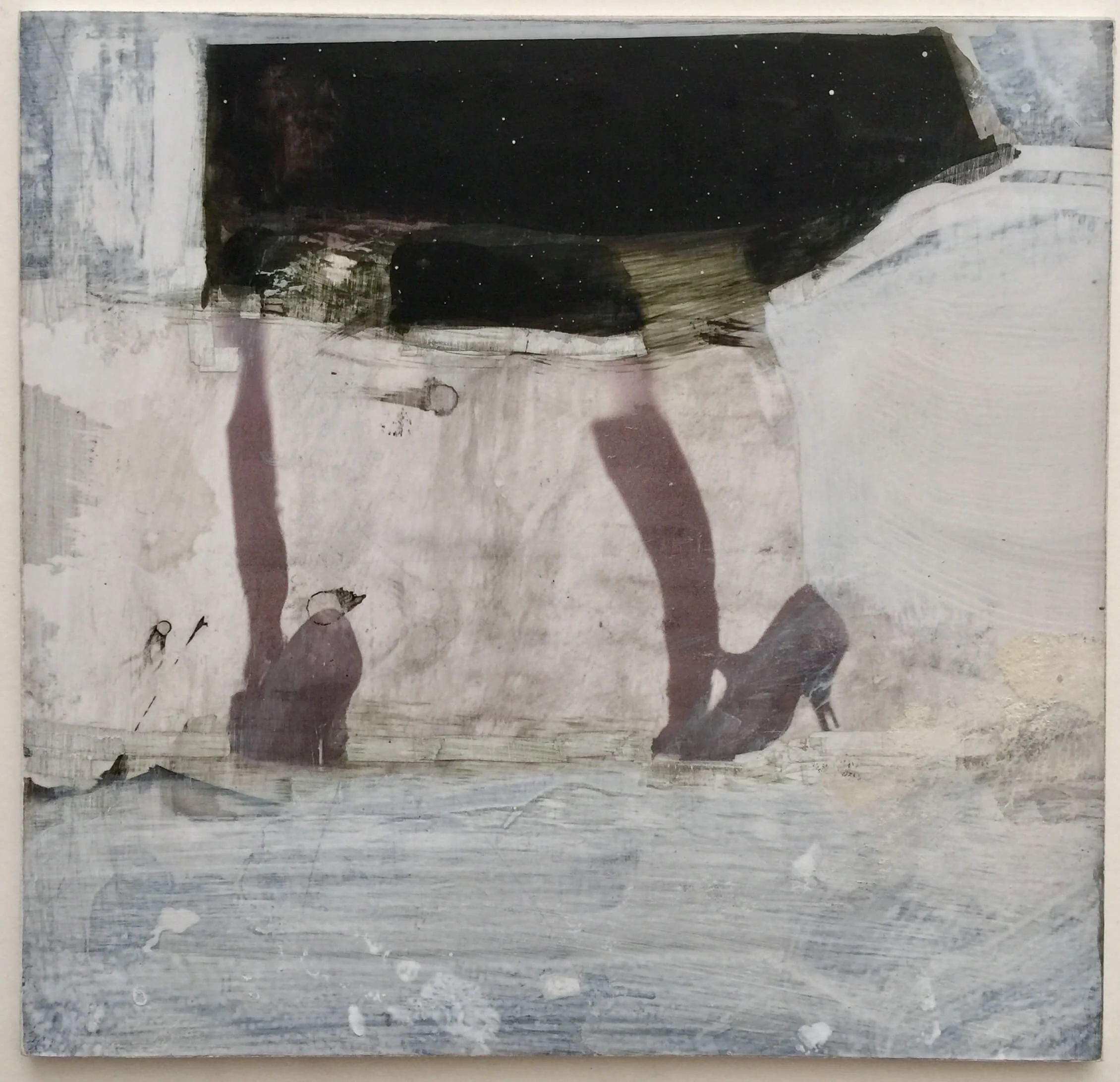 Moving to a Golden White Light | Kim Frohsin | Modern Master Figurative Art