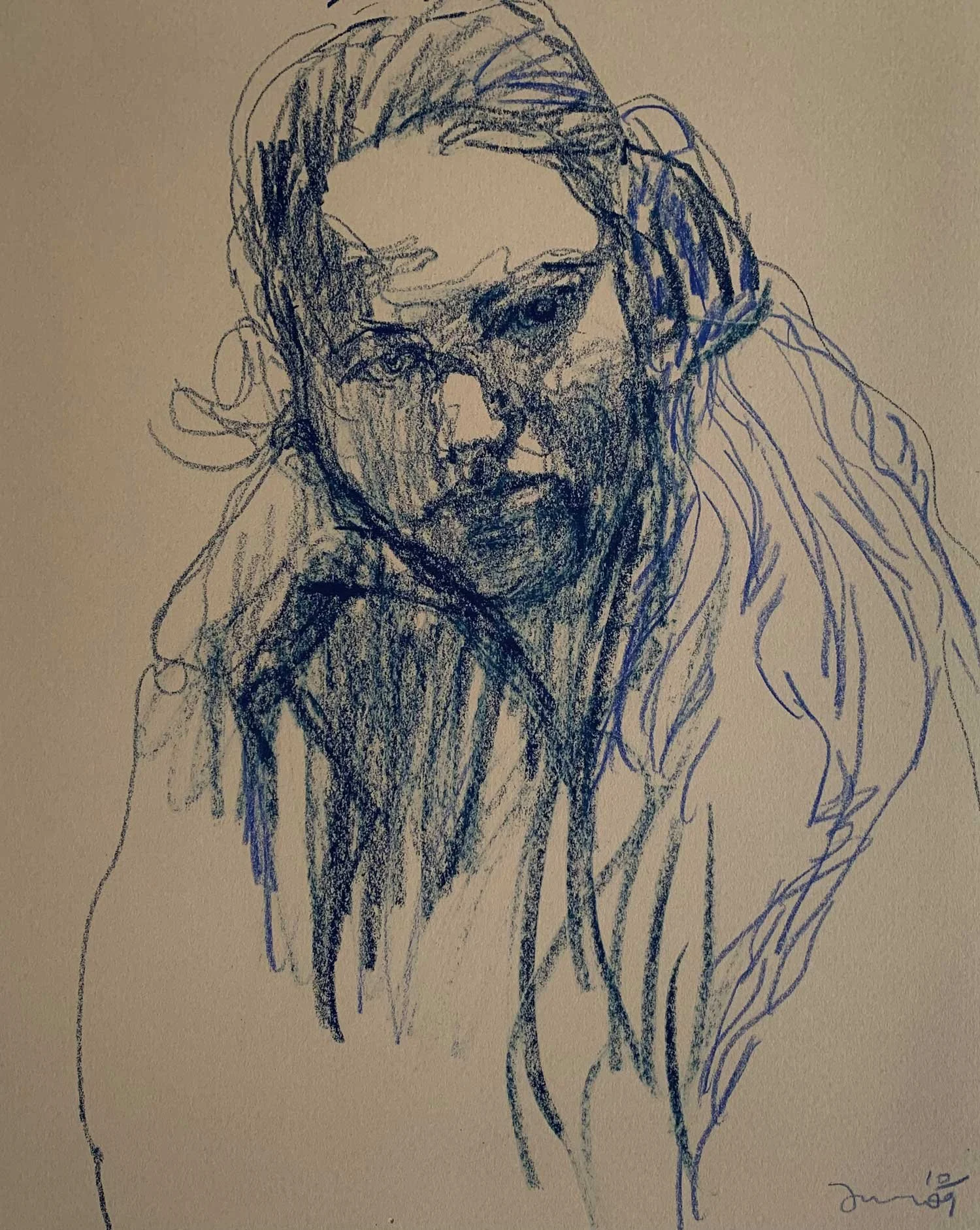 Kelly: Blues | Kim Frohsin | Modern Master Figurative Art