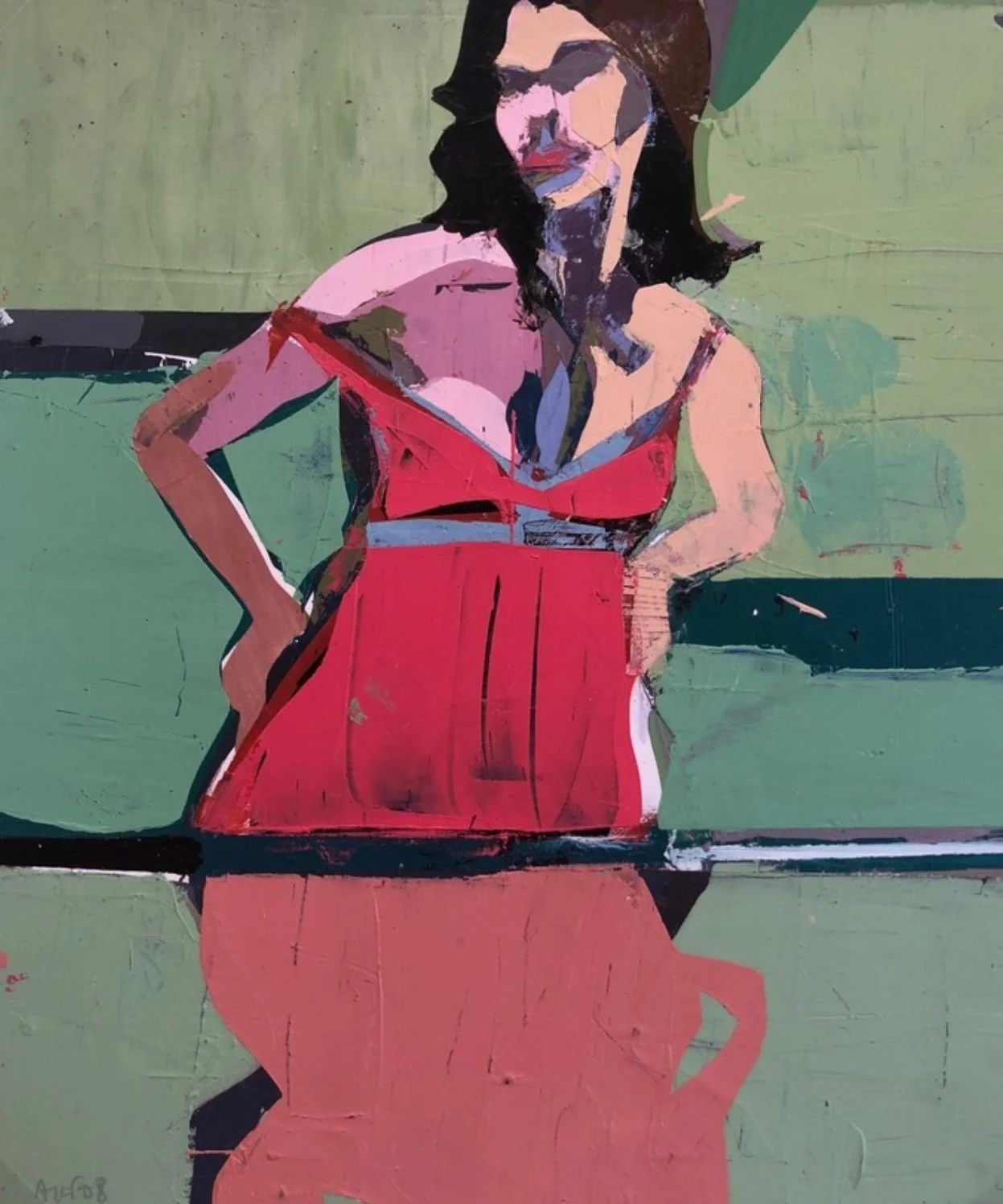 Lisa on Mason Street | Kim Frohsin | Modern Master Figurative Art