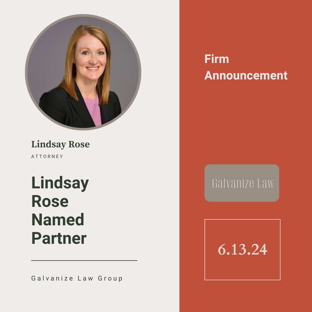Galvanize Law Welcomes Lindsay Rose as Partner — Galvanize.Law