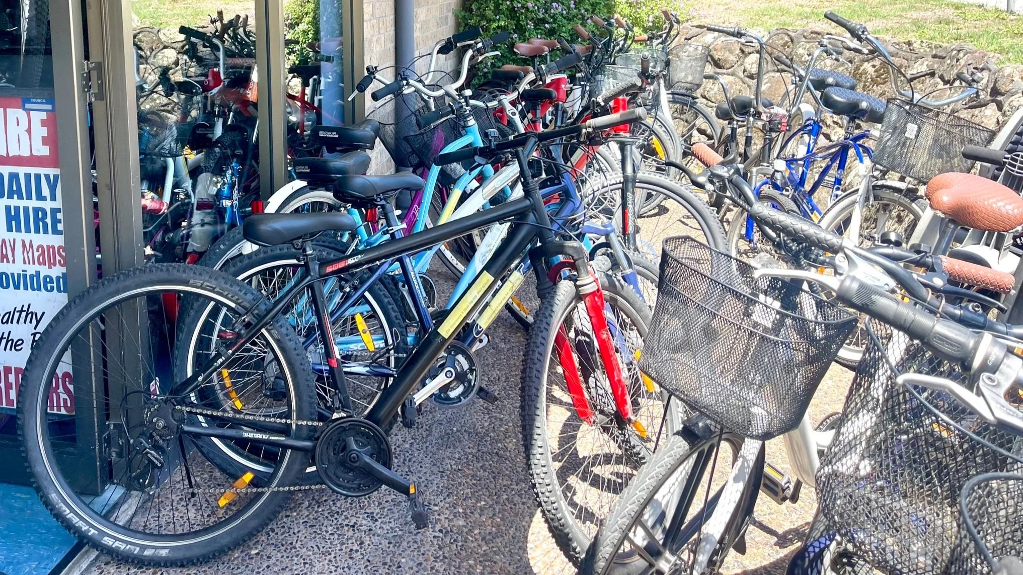 BIKES FOR HIRE — SHOAL BAY BIKES & HIRE