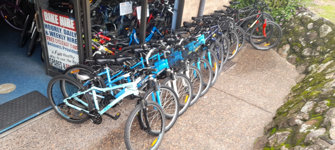 BIKES FOR HIRE — SHOAL BAY BIKES & HIRE