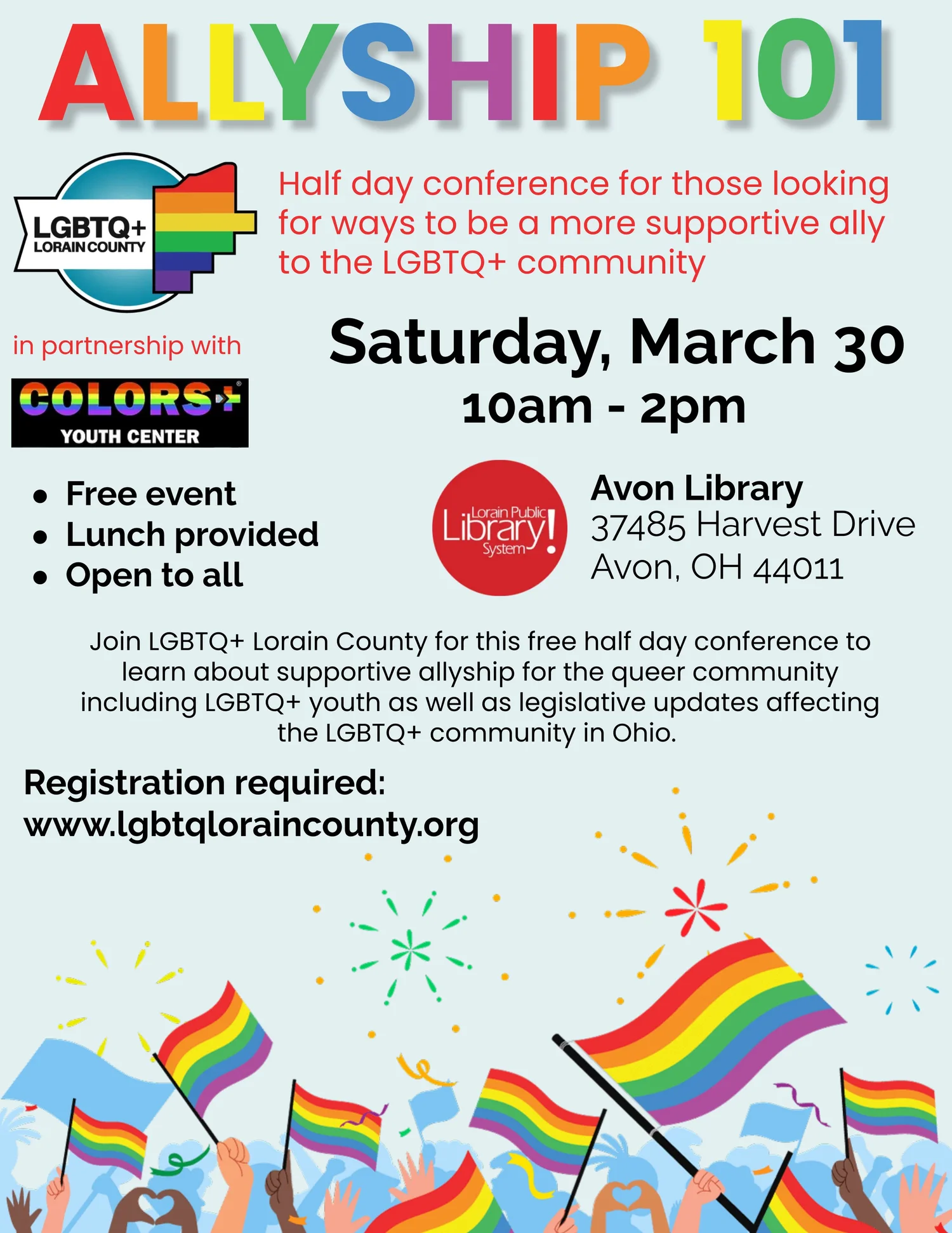 Allyship 1010 Conference — LGBTQ+ Lorain County