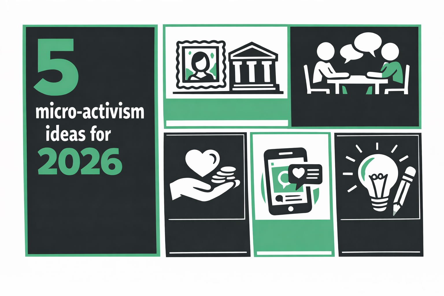 5 Micro-Activism Ideas for 2026 — Camden Giving
