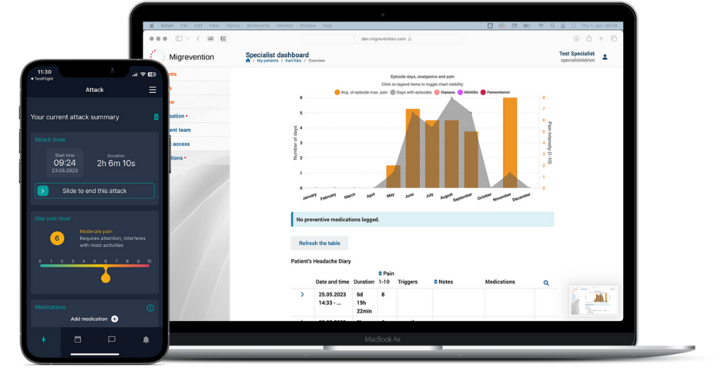 Migrevention - Digital Headache Clinic