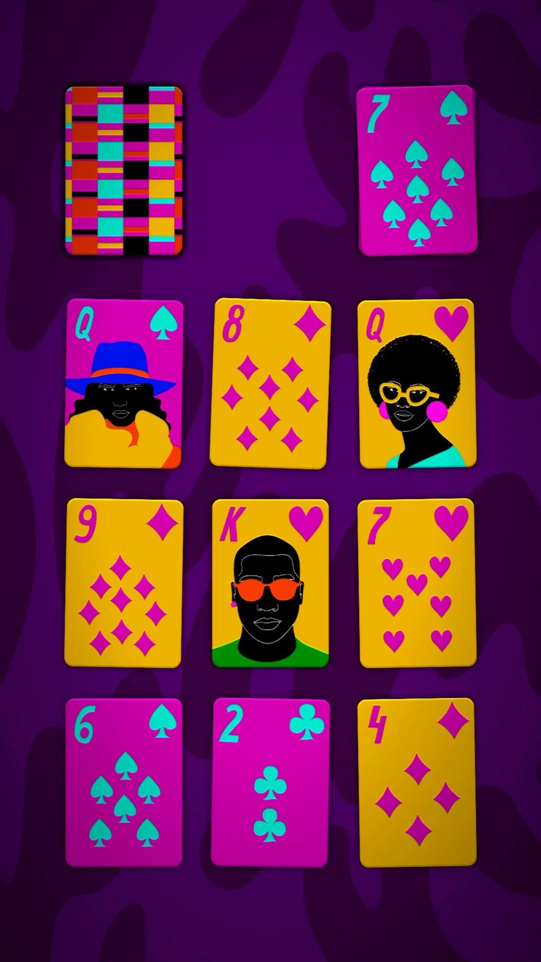 Aurélia Durand presents 'A Colorful Game' solitaire card deck — Flick ...