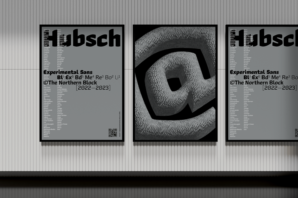 Hubsch Typeface – Experimental Brutalist Sans-Serif for Bold Designs ...