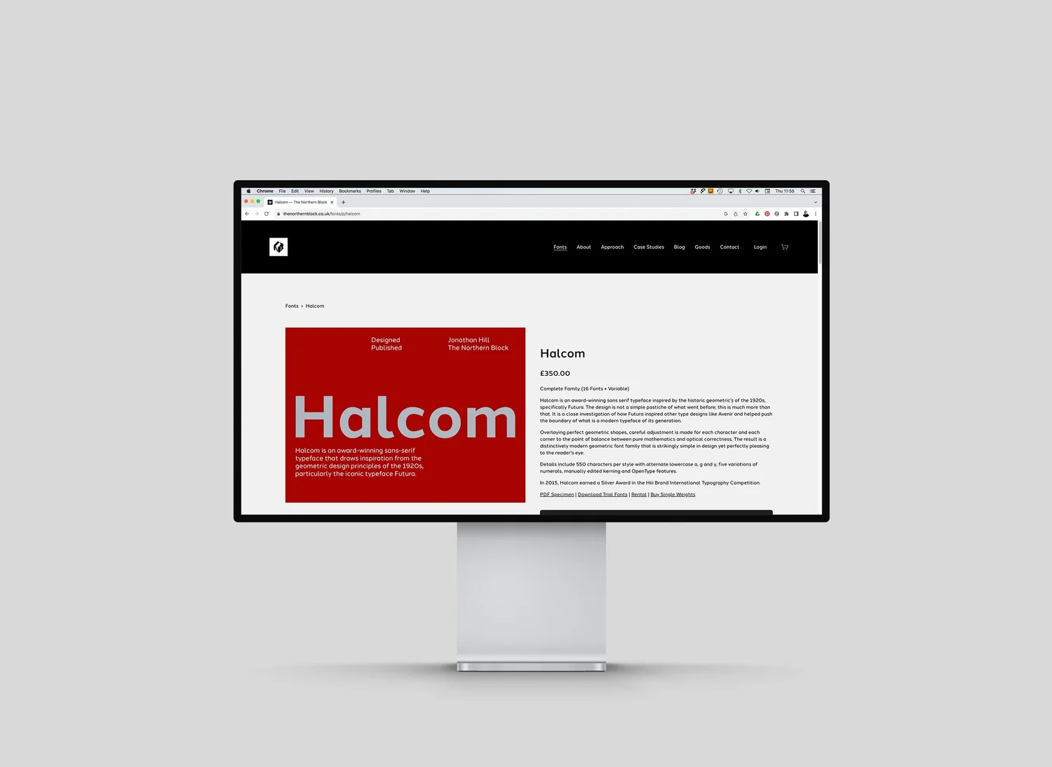 Halcom Typeface - Modern Geometric Sans Serif Font Inspired by Futura ...