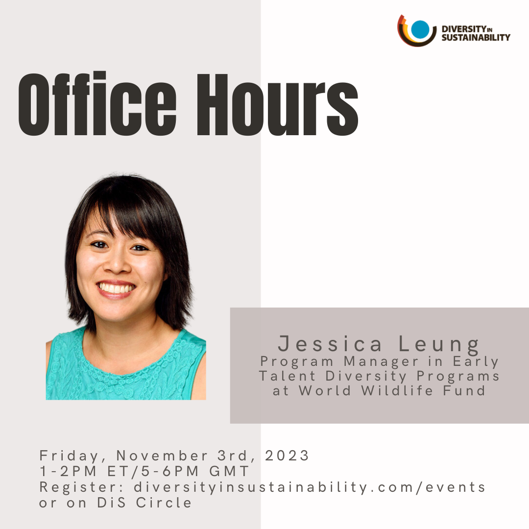 Office Hours with Jessica Leung — Diversity in Sustainability