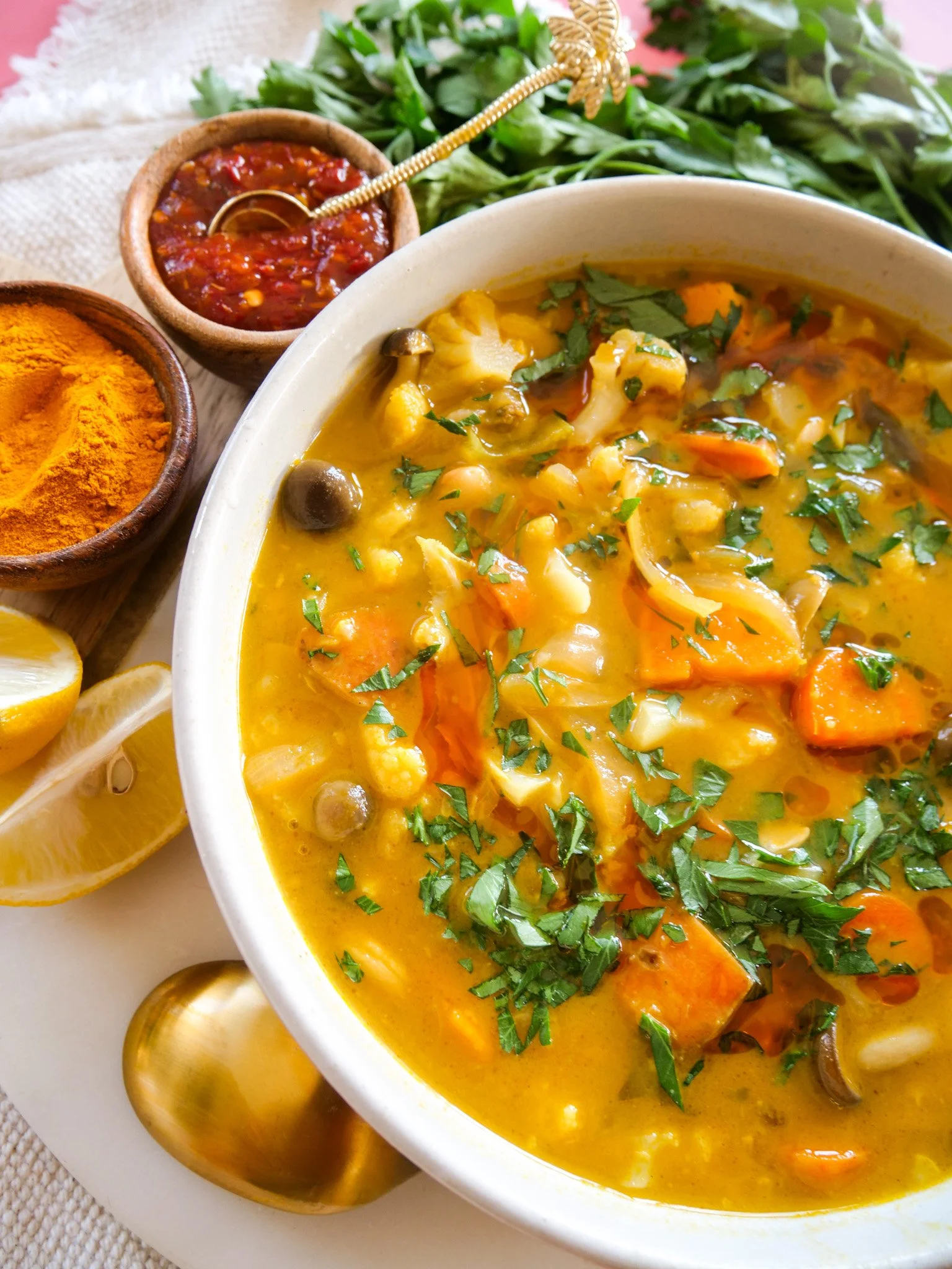 Dairy Free Curried Cauliflower Stew