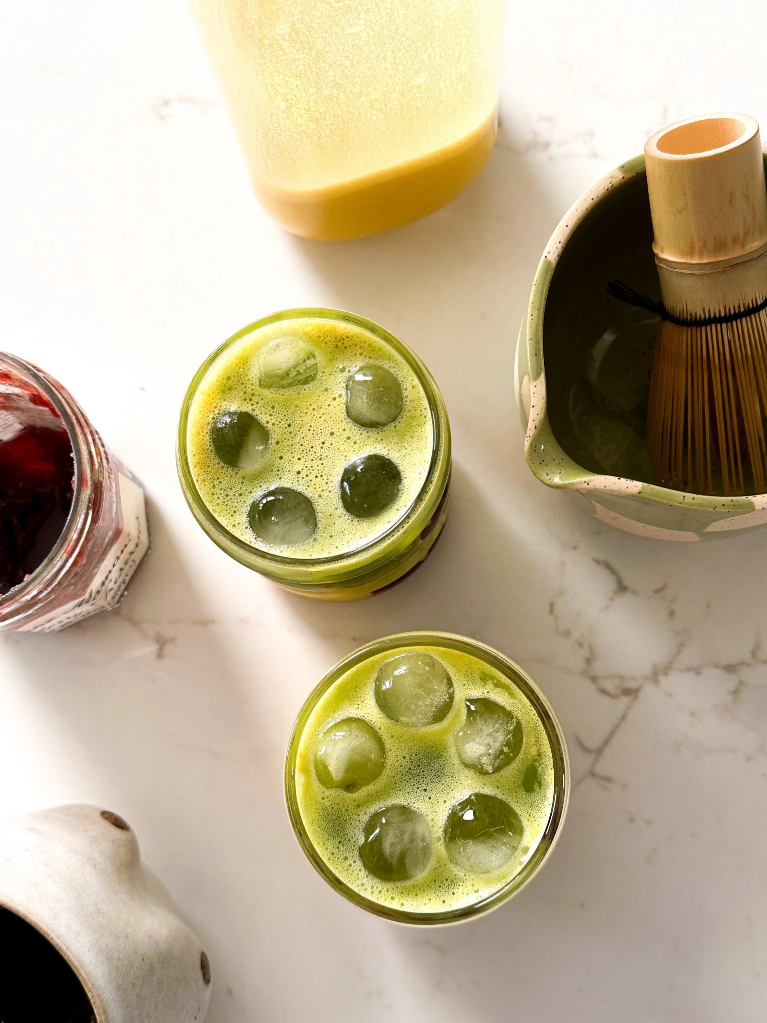 Golden Strawberry Matcha (Anti-Inflammatory Coffee Alternative)