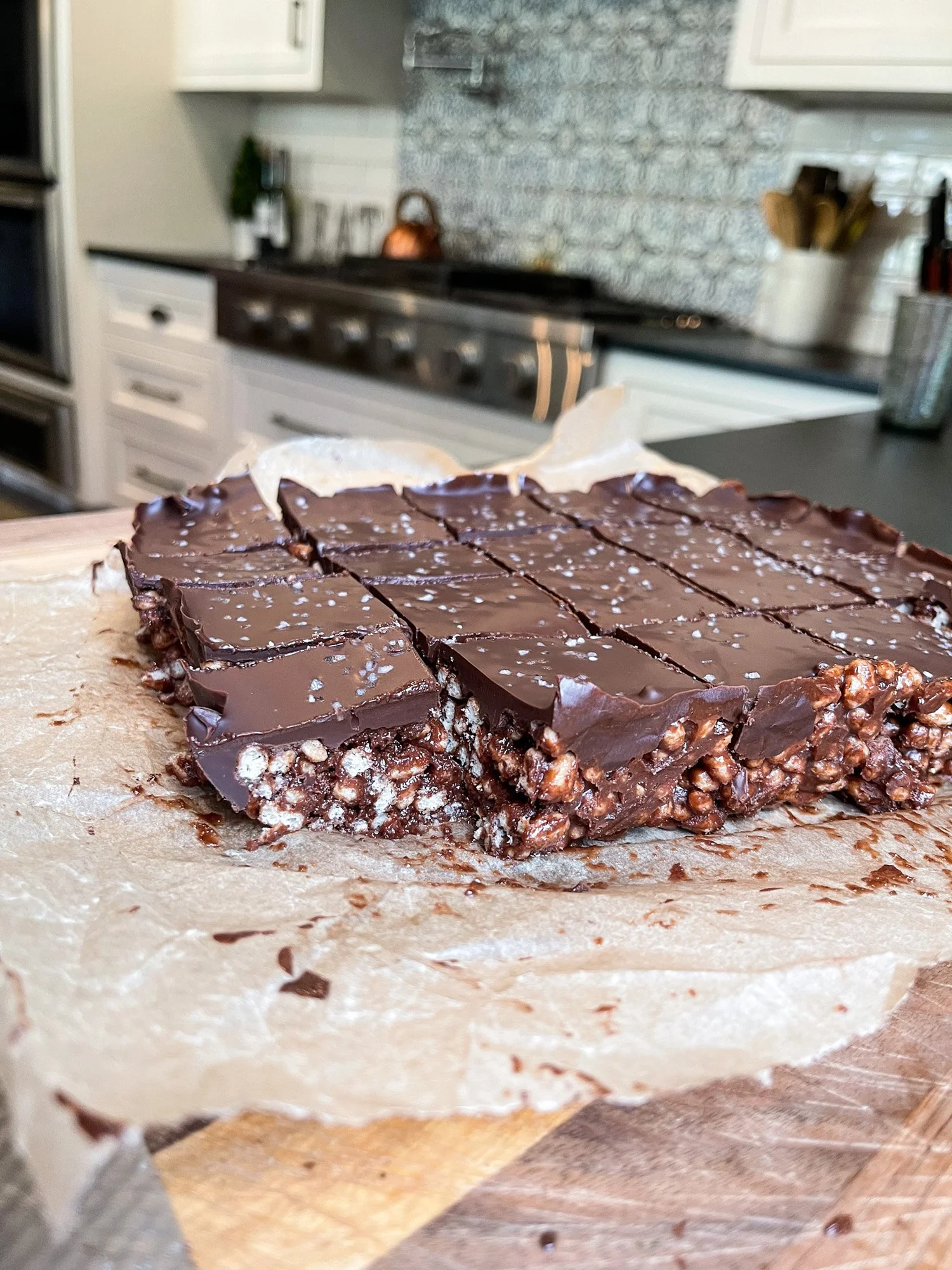 Double Dark Chocolate Crunch Bars