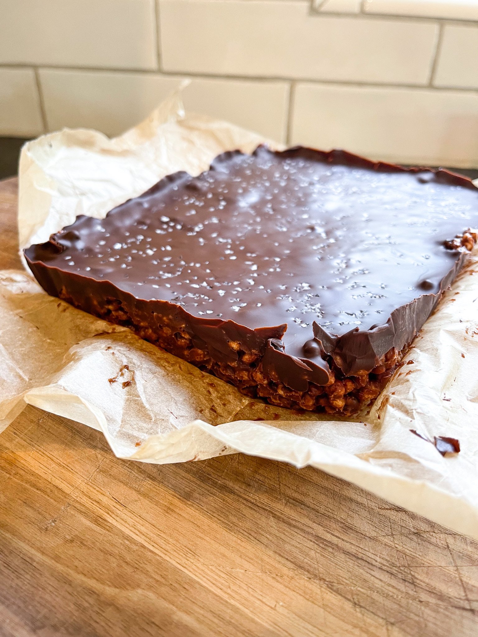 Double Dark Chocolate Crunch Bars