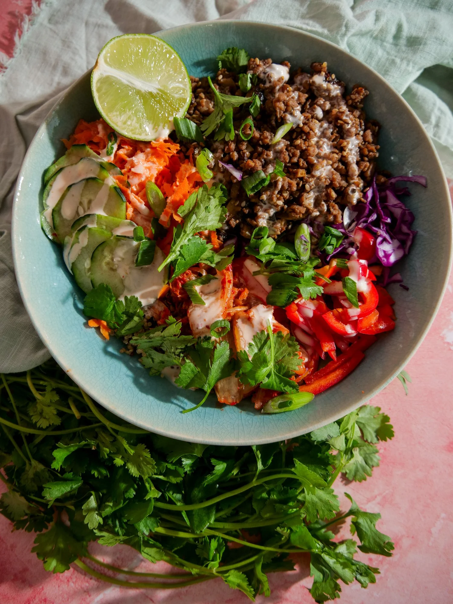 Korean Rainbow Power Bowls (High Protein Meal Prep)