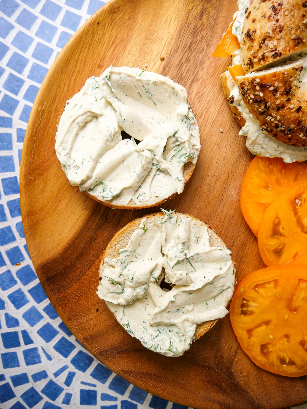 Whipped Dill & Caper Cream Cheese (Dairy Free)