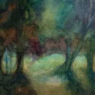 Night Trees — Sally Clarke Art