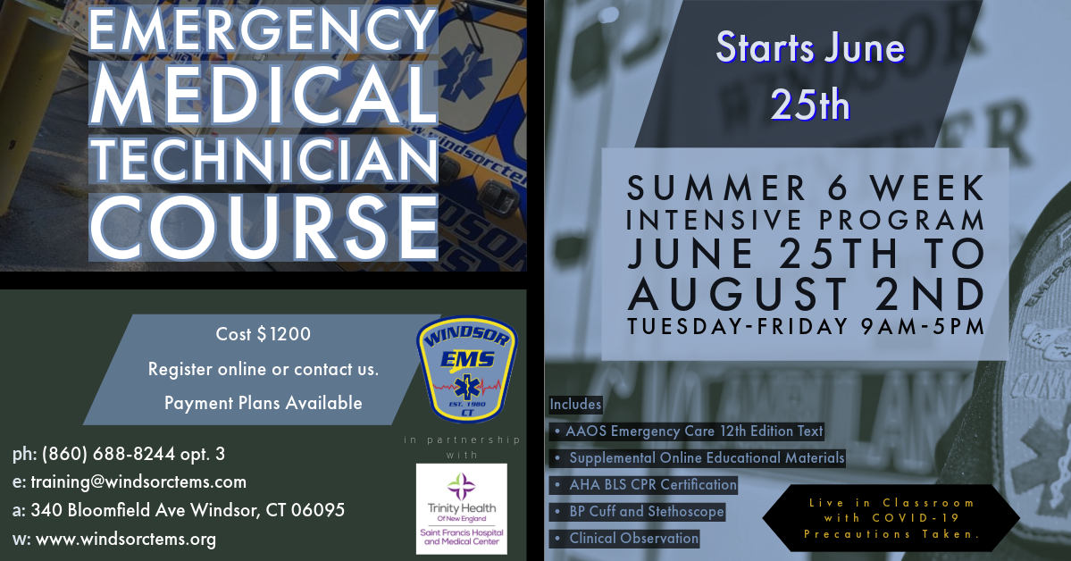 EMT Course — Windsor EMS