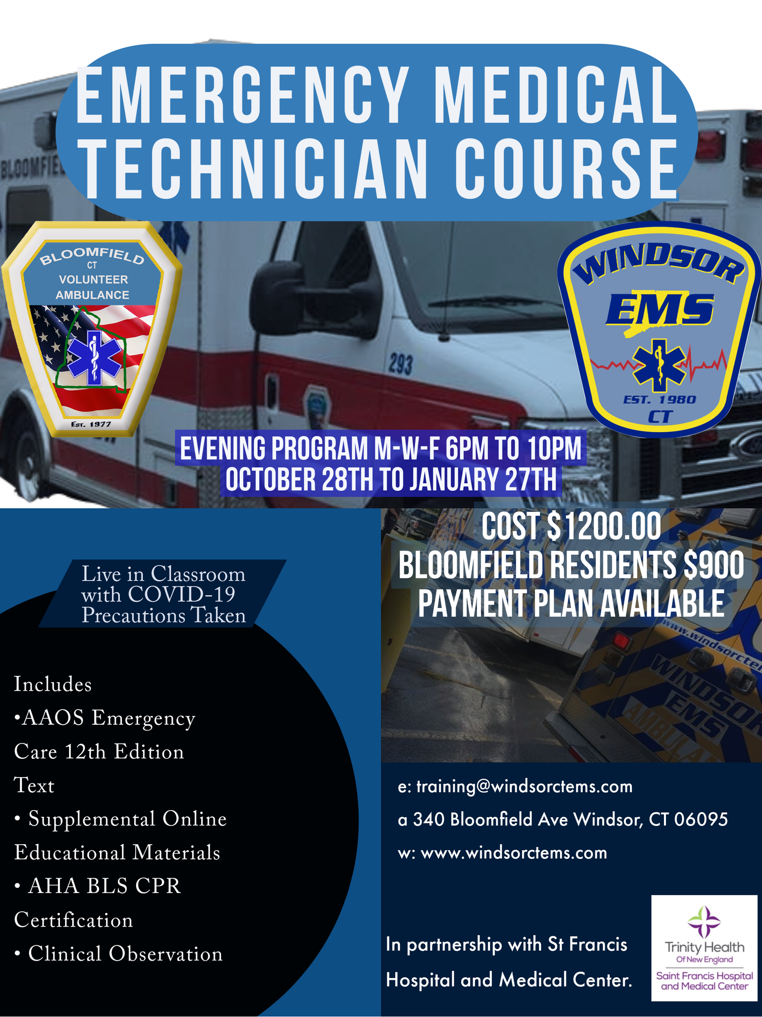 EMT Course — Windsor EMS