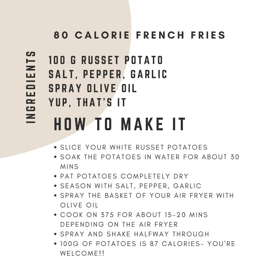 Low Calorie French Fry Recipe — PERSONAL TRAINER + NUTRITION COACH