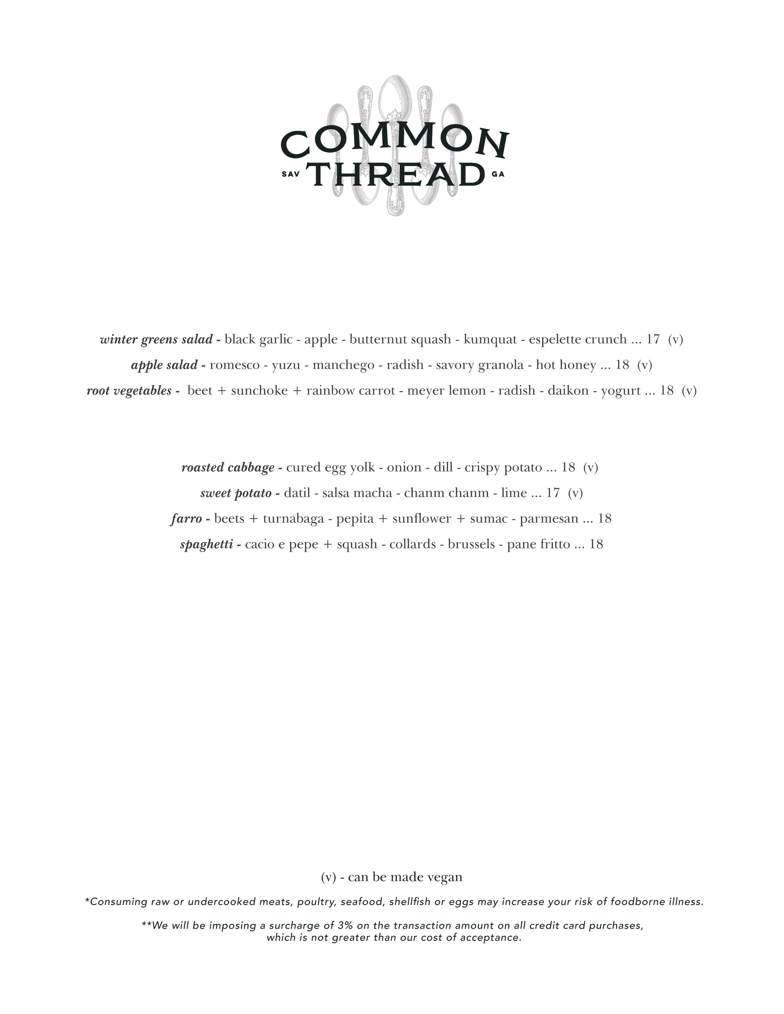 vegetarian — COMMON THREAD