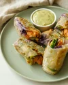 Salmon Avocado Rice Paper Rolls (1 Grocery Shop, 5 Healthy Meals Series ...
