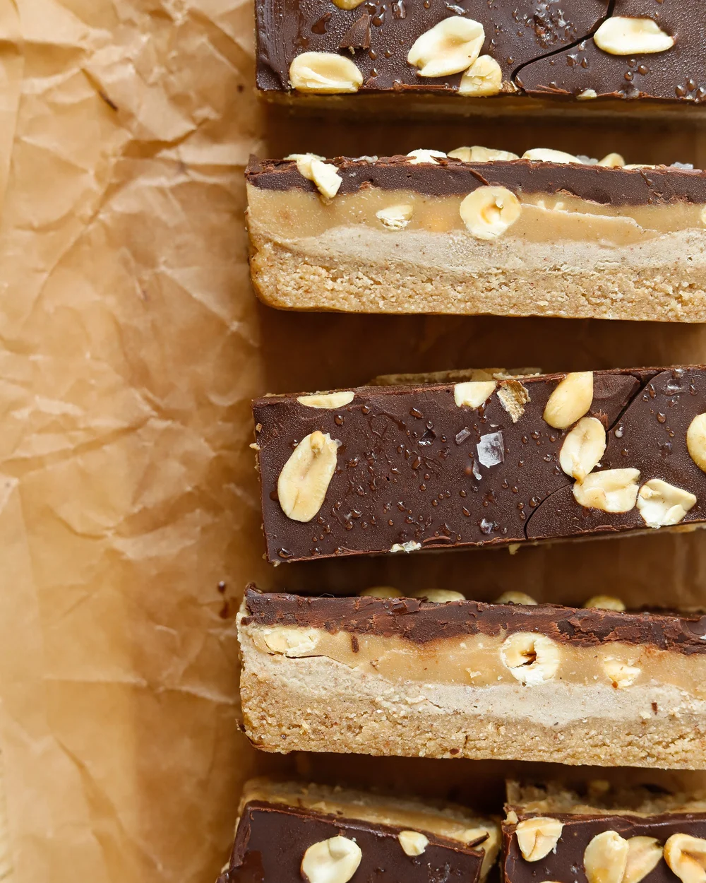 Vegan Snickers Frozen Yogurt Bars — Kula's Kitchen
