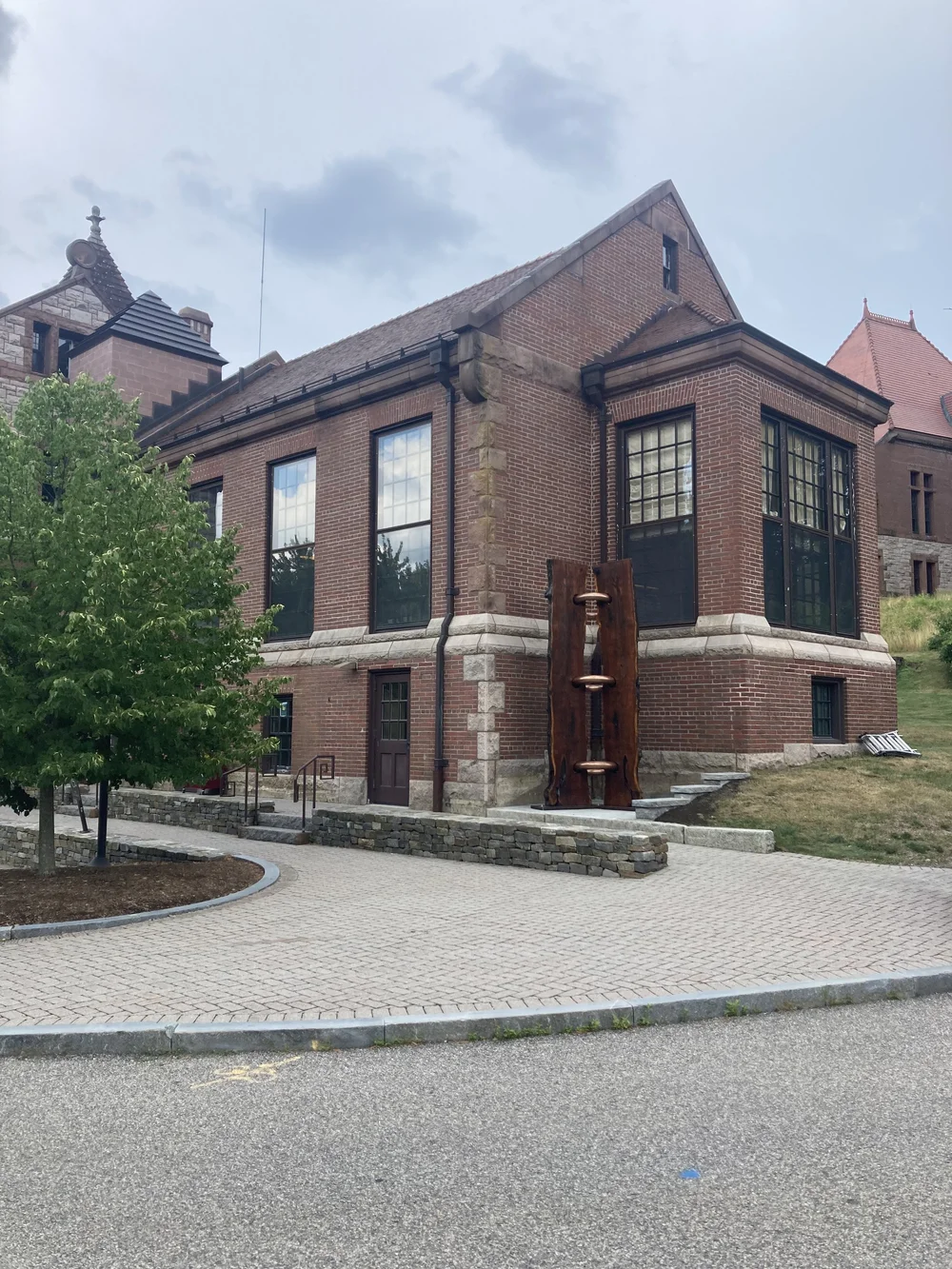 Tablet at Ames Free Library — Phoebe Knapp