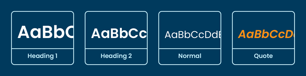 Creating accessible Microsoft Word documents — Designlogic. The B2H Agency.